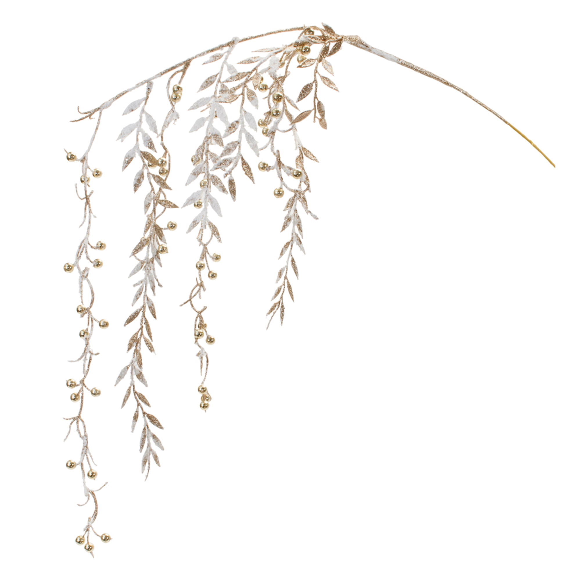 Flocked Hanging Berry and Leaf Spray (Set of 2) - Walmart.com