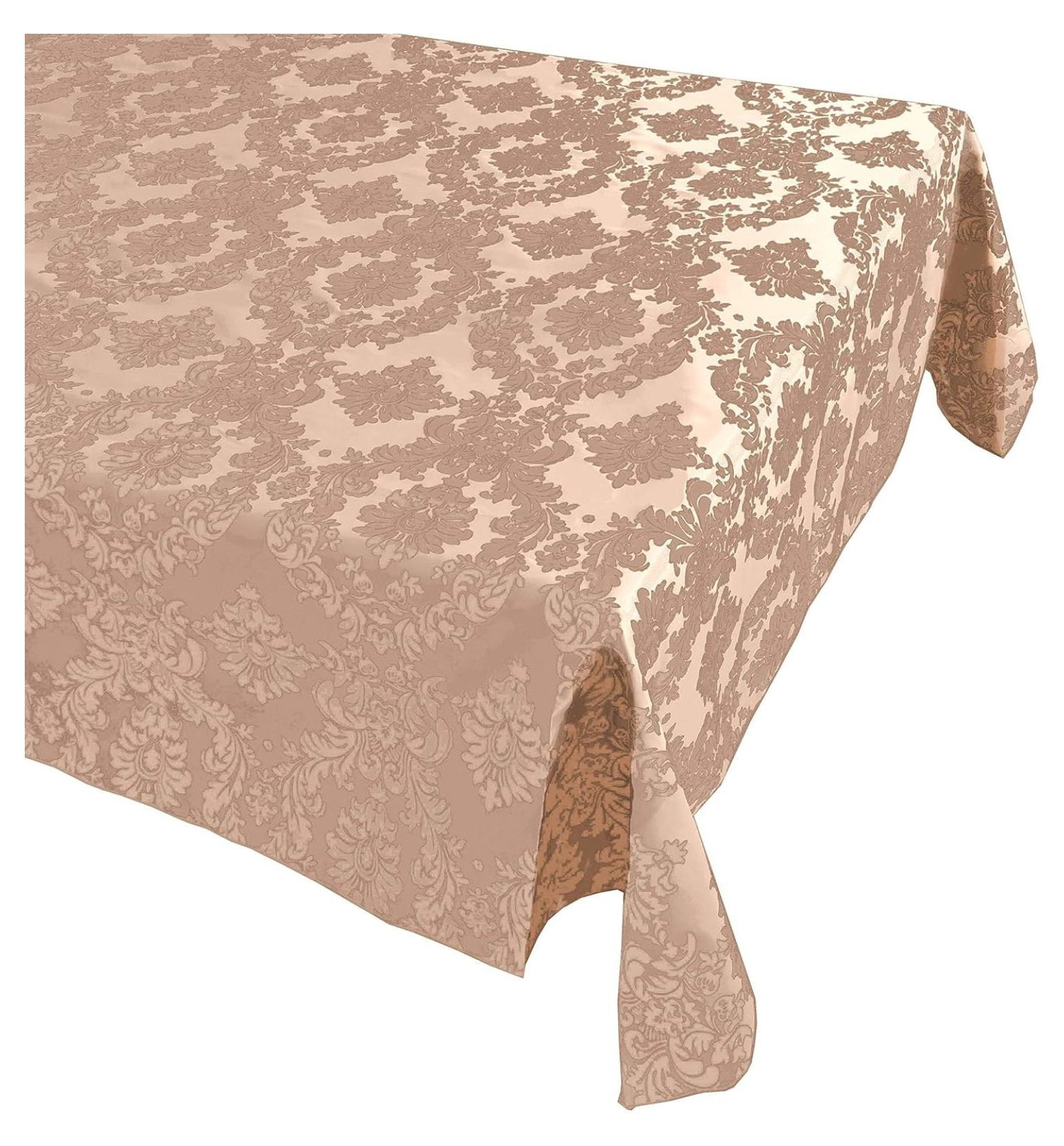 Flocking Damask On Taffeta Tablecloth/Overlay for Wedding, Bridal ...