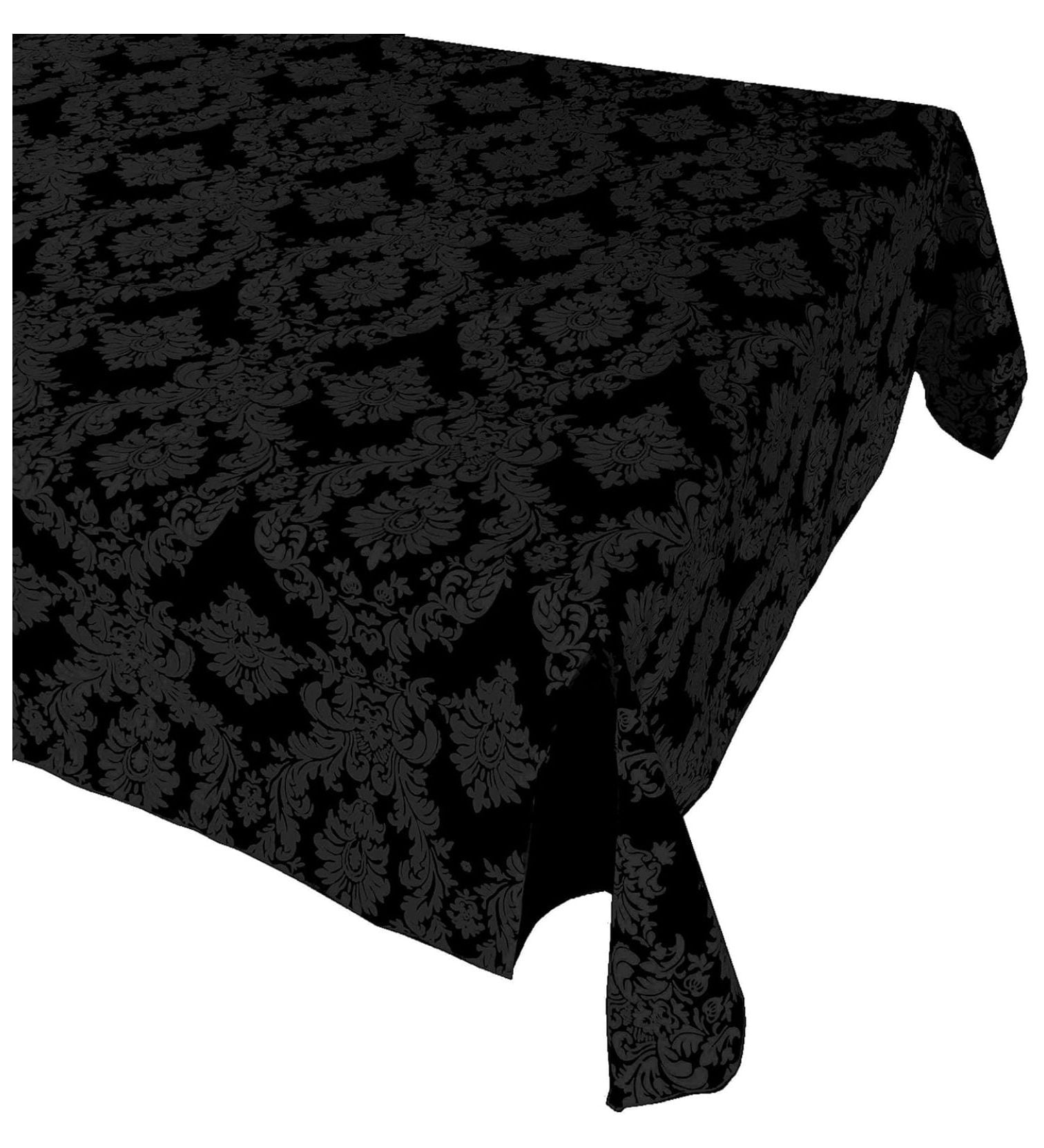 Flocking Damask On Taffeta Tablecloth/Overlay for Wedding, Bridal ...
