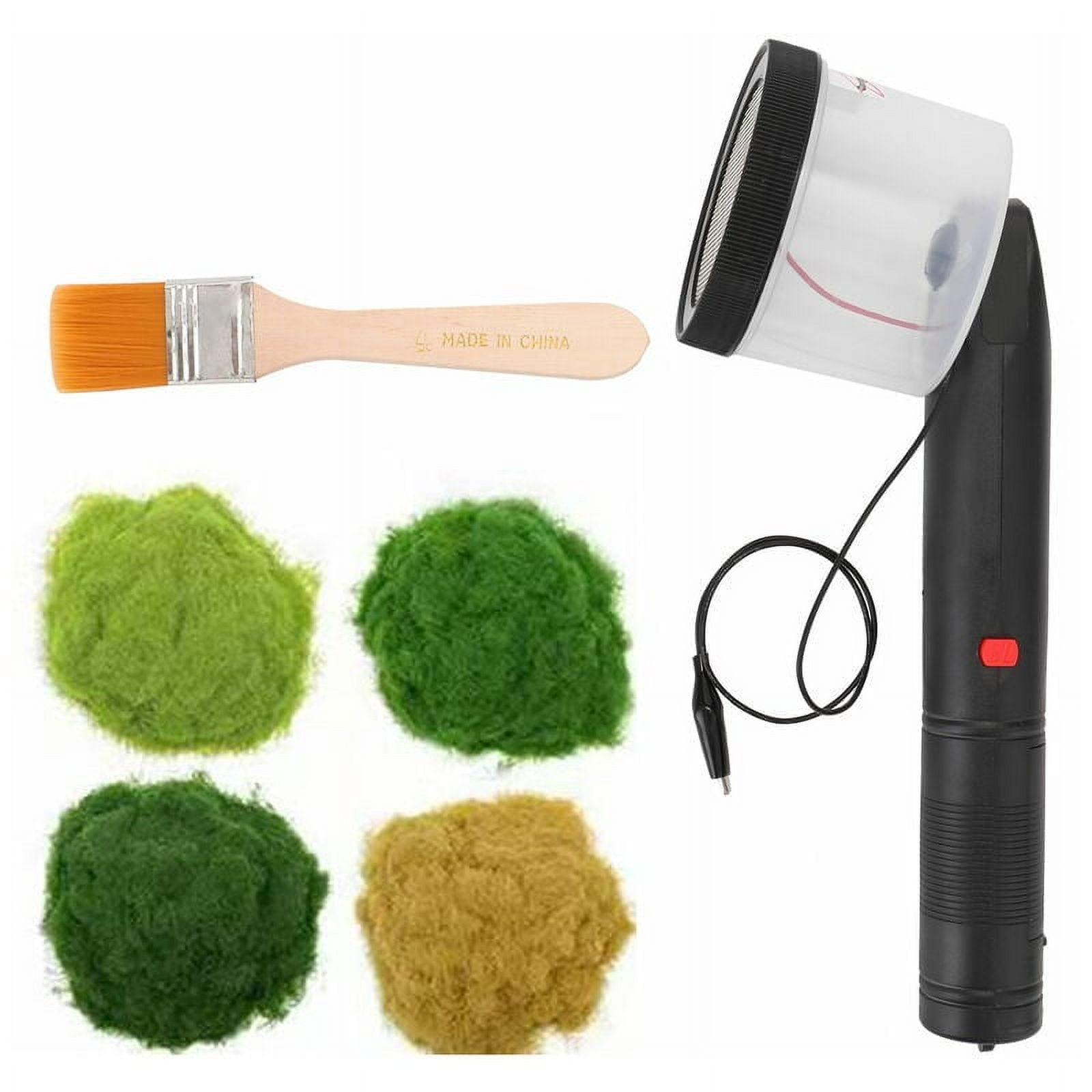 Flocking Machine for Sand Table Models with 4 Color Grass Powder ...