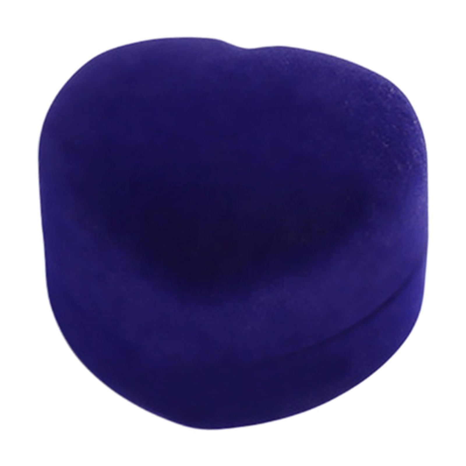 Flocking Ring Box Heart-shaped Flip Lid Jewelry Proposal Ring Box ...