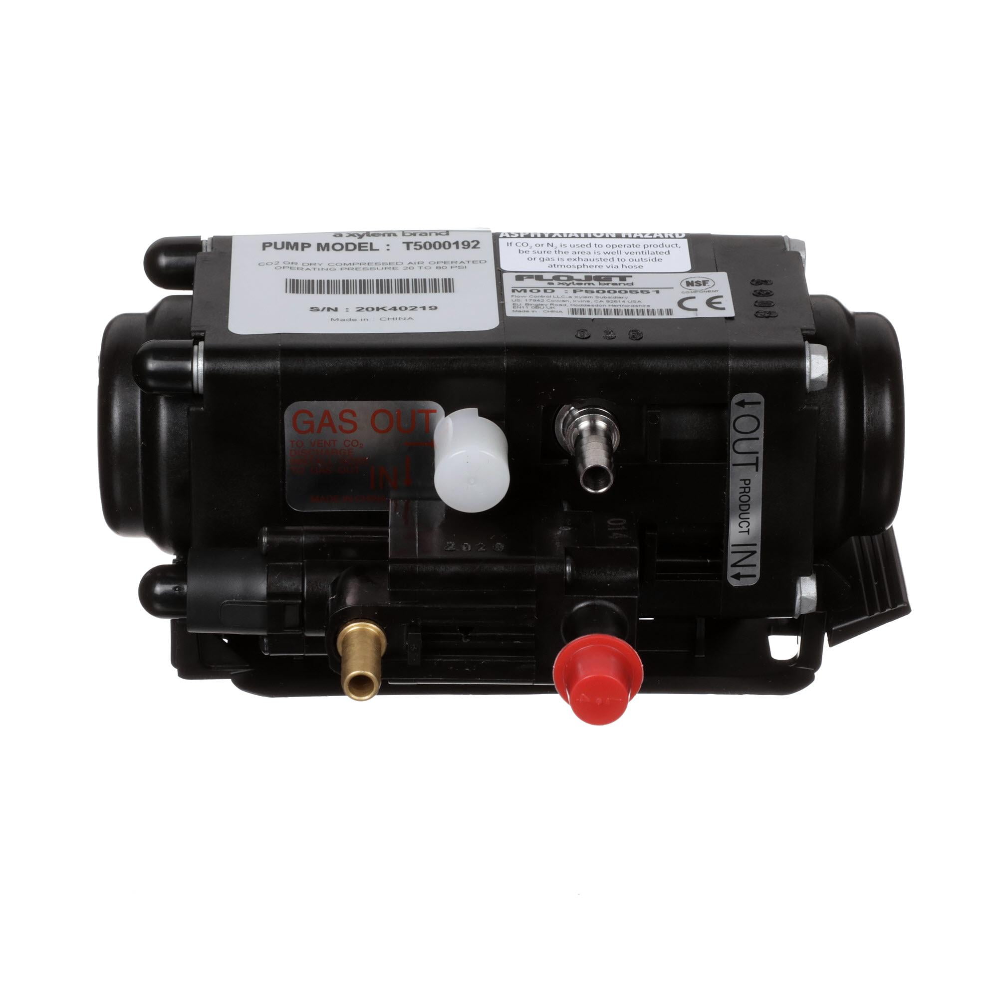 Lancer Flojet Bib Pump,1/4 Barb Ss Sy T5000-140 - Genuine OEM ...