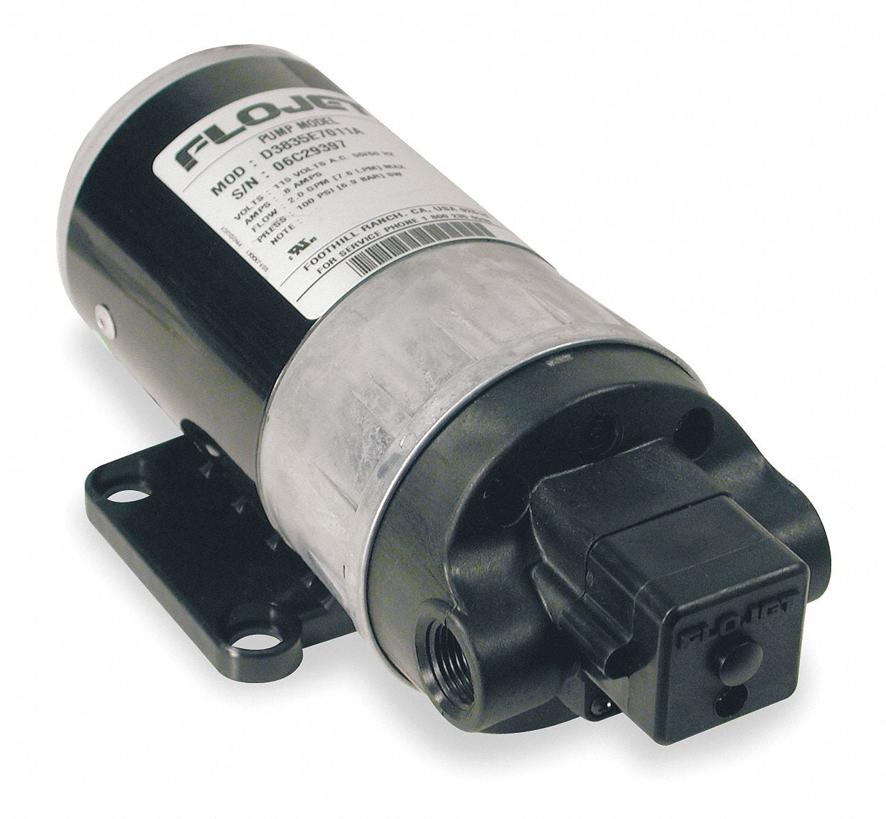 Flojet GenPur Dia. Pump,PolyP,2Cmb,2gpm,100psi Chile | Ubuy
