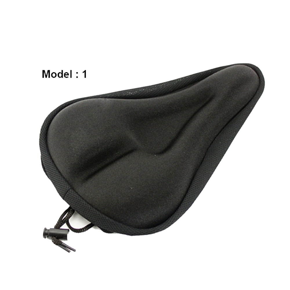 Fnochy Bike Seat Cushion - Comfort Padded Bike Memory Foam Saddle Gel ...