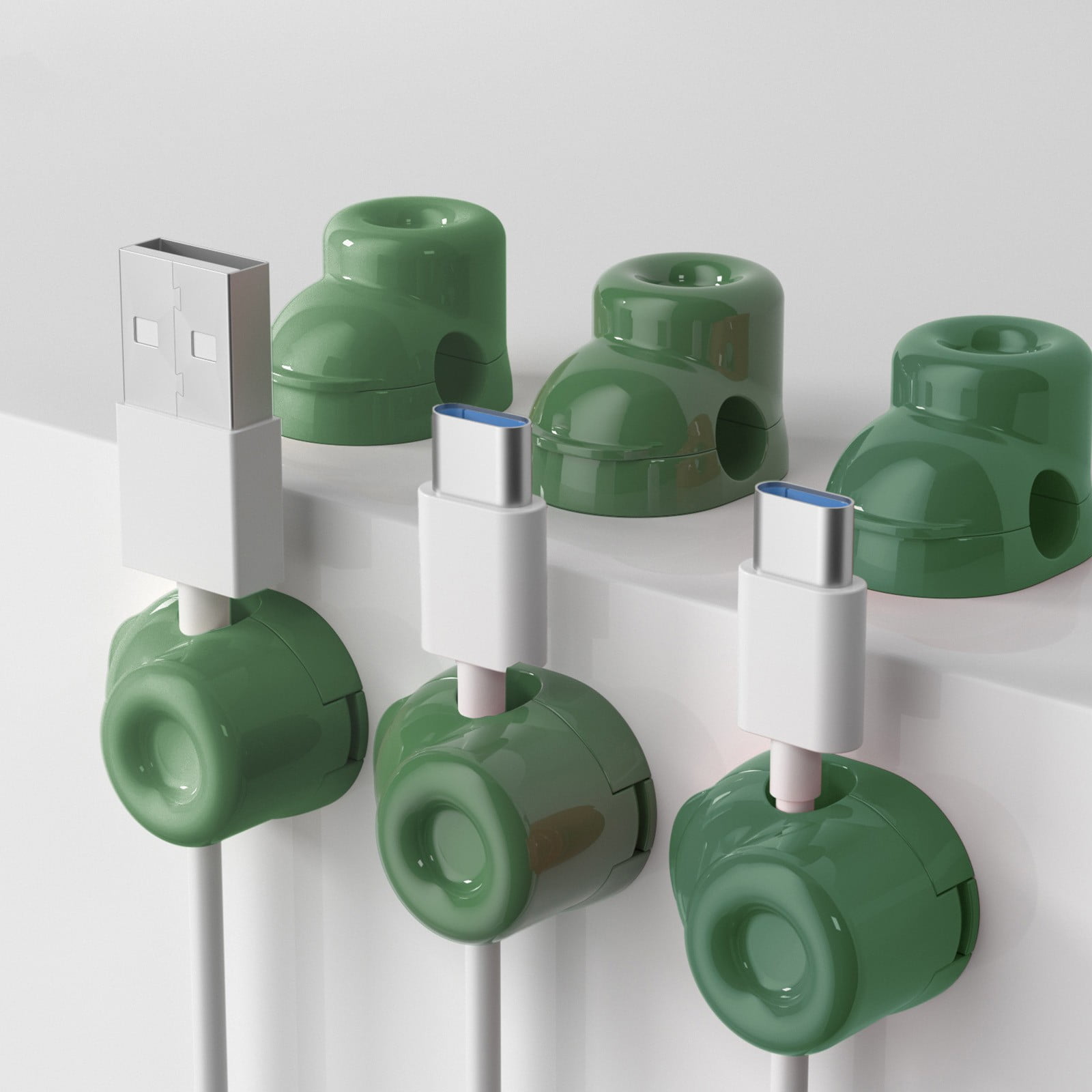 Floleo Cable Organizer, Magnetic Cable Organizer, Desktop Cable Storage ...