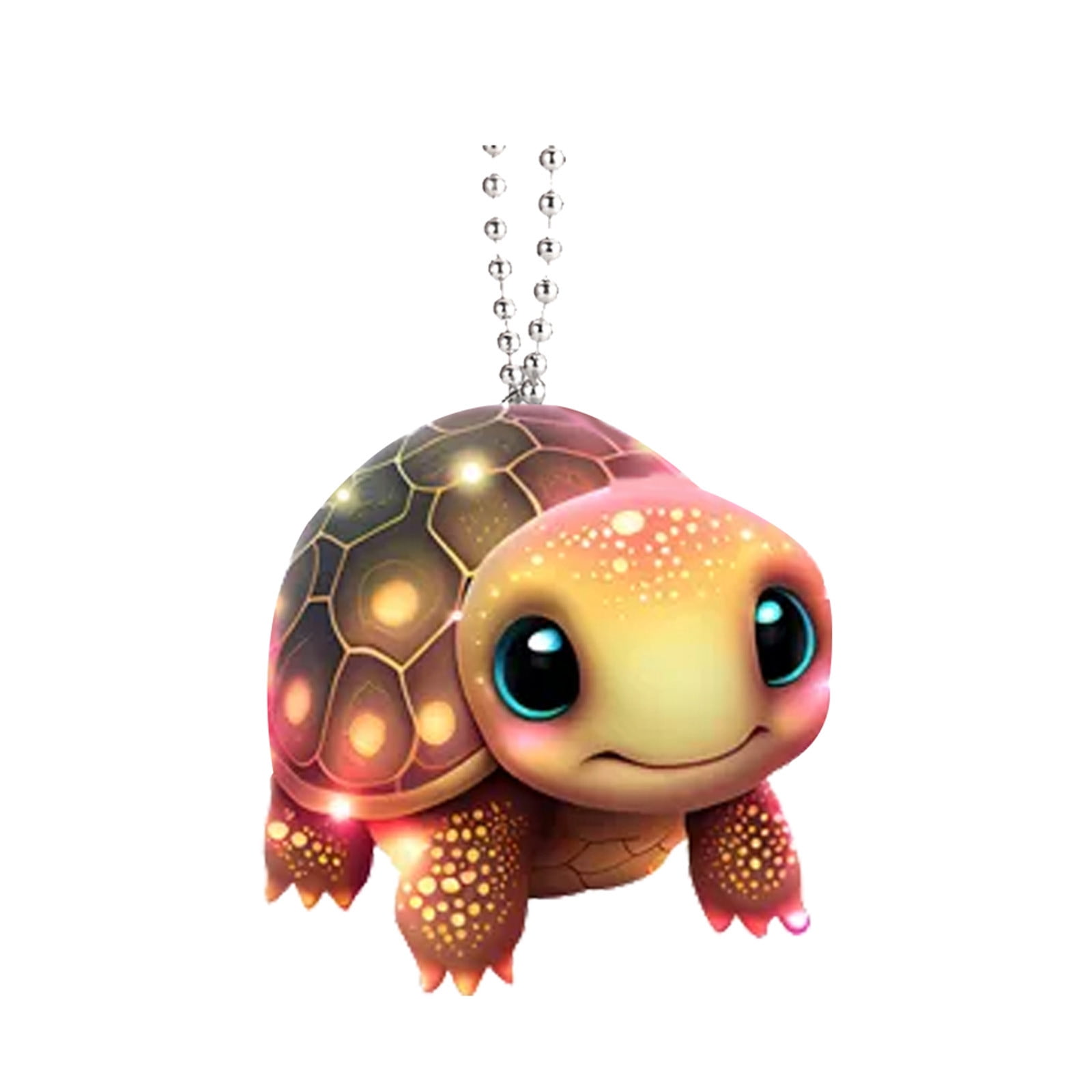 Floleo Christmas Turtle Hanging Ornament, Cute Rear View Mirror ...