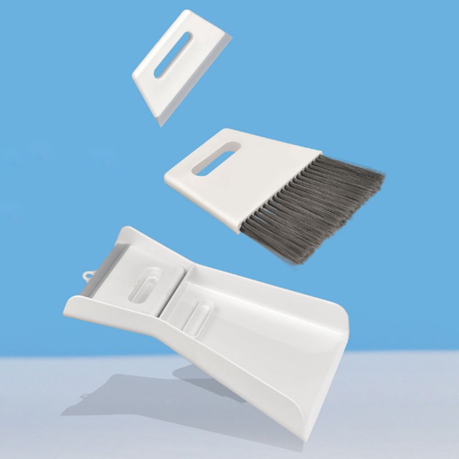 Floleo Clearance Portable Cleaning Brush and Dustpan Set - 3 in 1 Mini ...