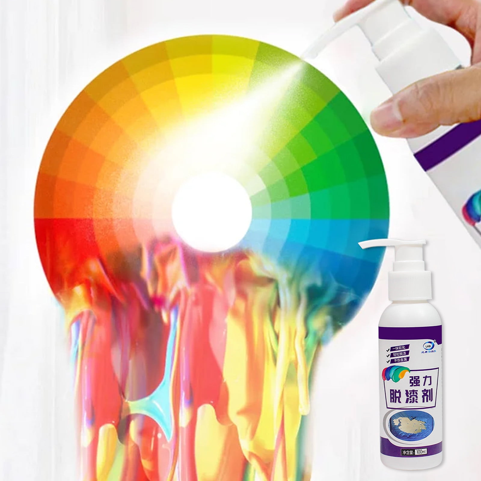 Floleo Clearance Powerful Paint Remover, 100ml Paint Remover, Paint ...