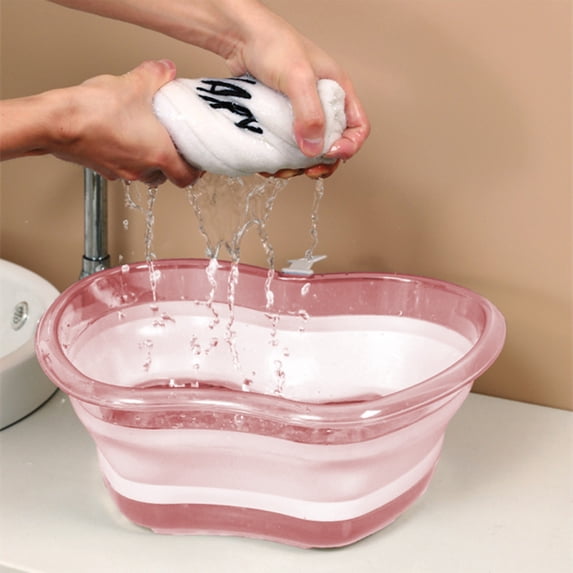 Floleo Collapsible Foldable Basin, 2.5 Gallon Portable Sink for Dish ...