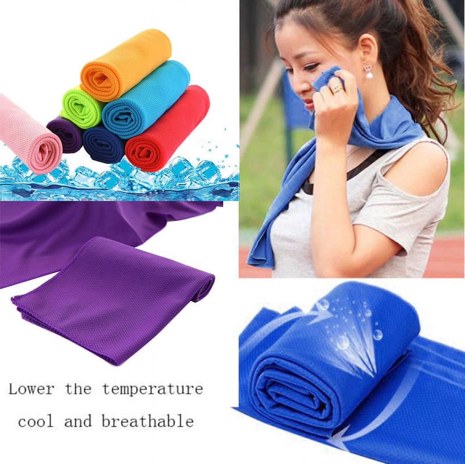 Fnochy Cooling Towel,Ice Towel,Microfiber,Soft Breathable Chilly Towel ...