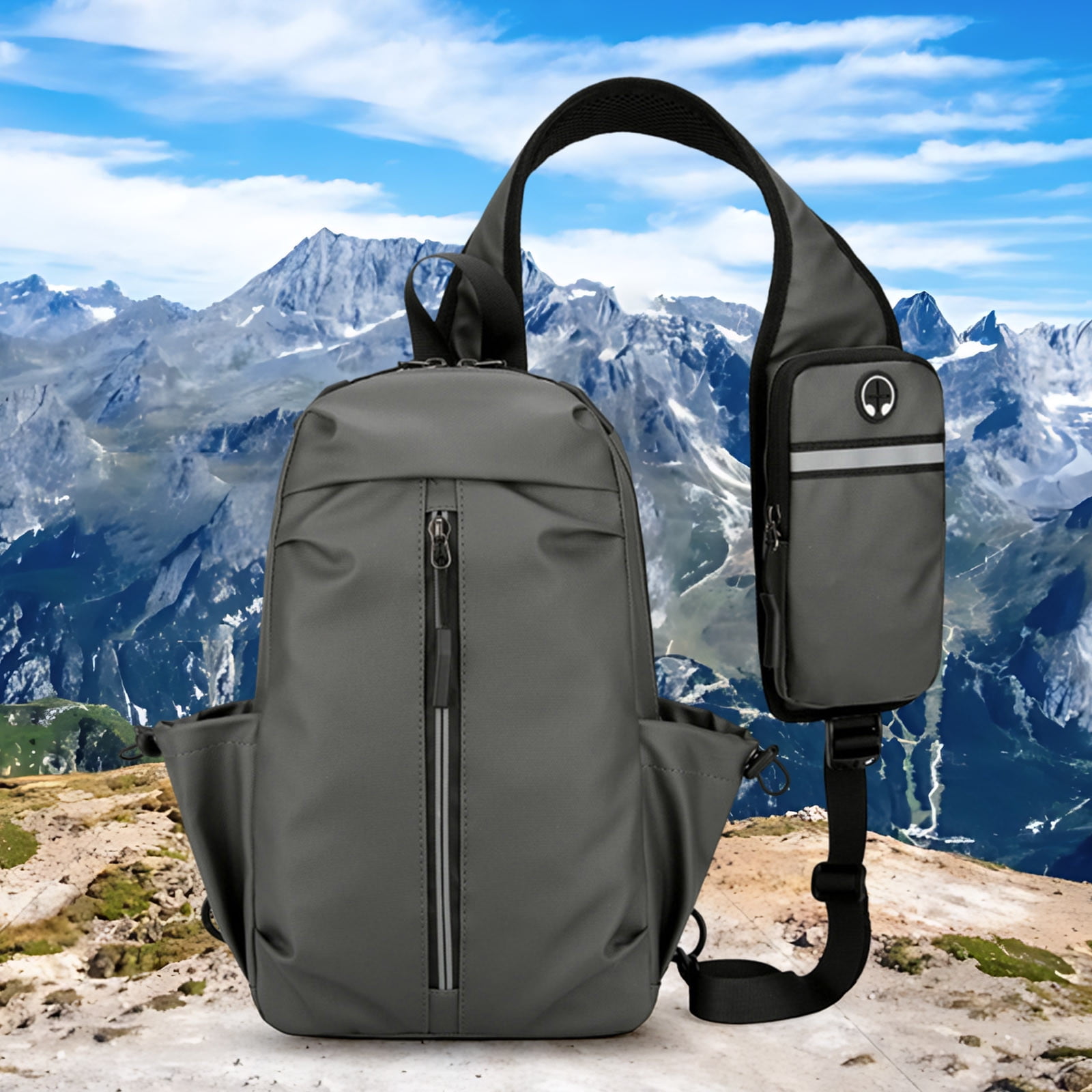 Floleo Crossbody Sling Backpack Sling Bag For Men Women, Small Chest ...