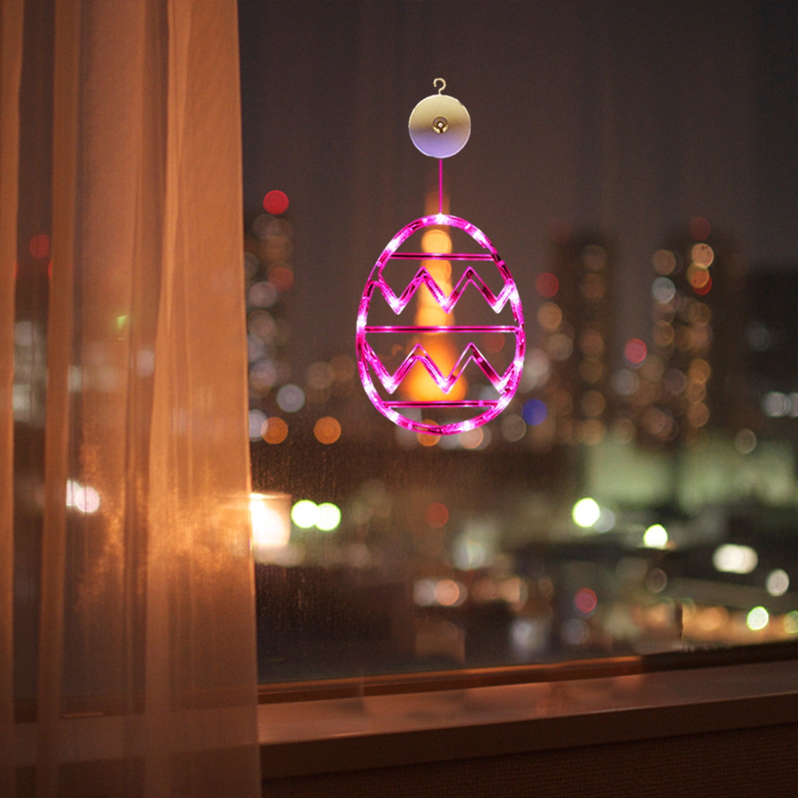 Floleo Easter Window Decoration Lights Battery Operated - Festive ...
