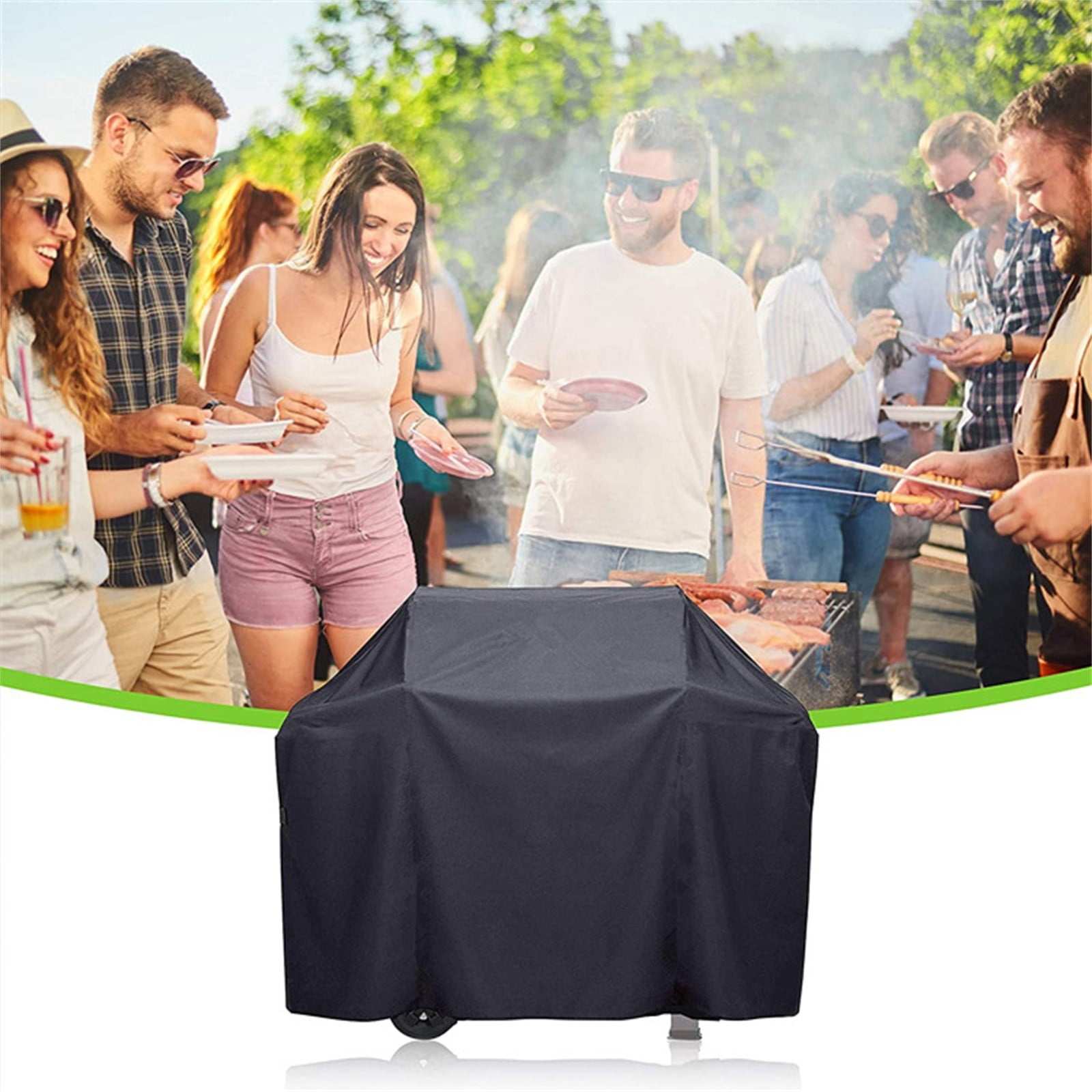 Floleo Extra Large BBQ Cover, Heavy Duty Grill Protector, Waterproof ...