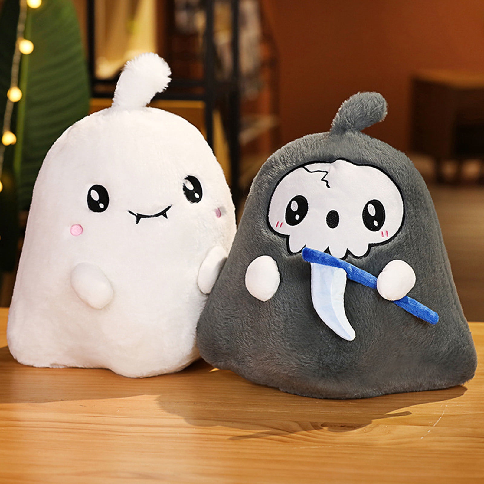 Floleo Ghost Pillow Halloween, Cute Ghost Shaped Pillow, Halloween ...
