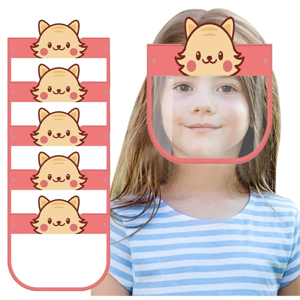 Floleo Kids Face Shield 5 Pack, Protective Safety Mask For Children ...