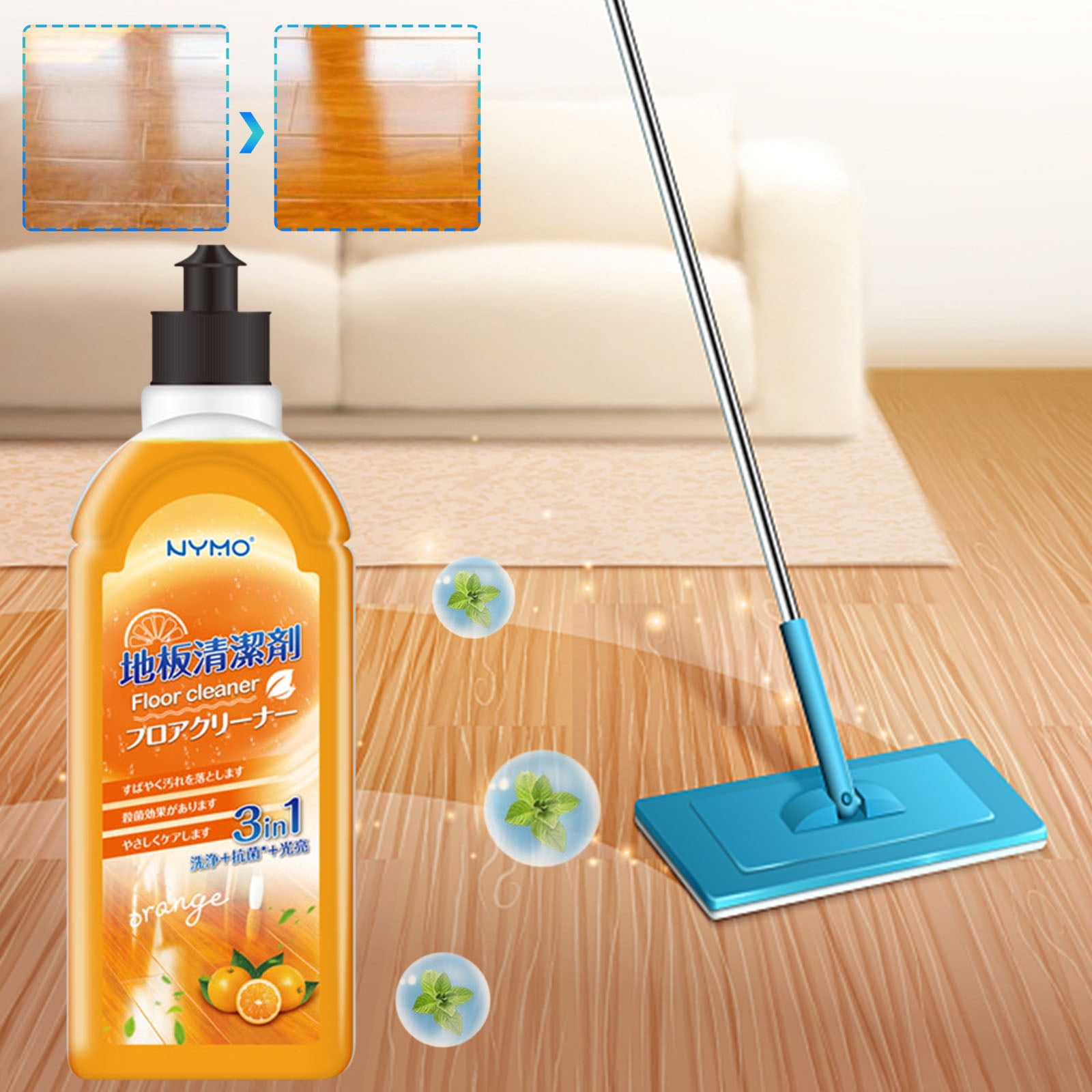 Floleo Powerful Decontamination Floor Cleaner ,Wood Floor Cleaner And ...