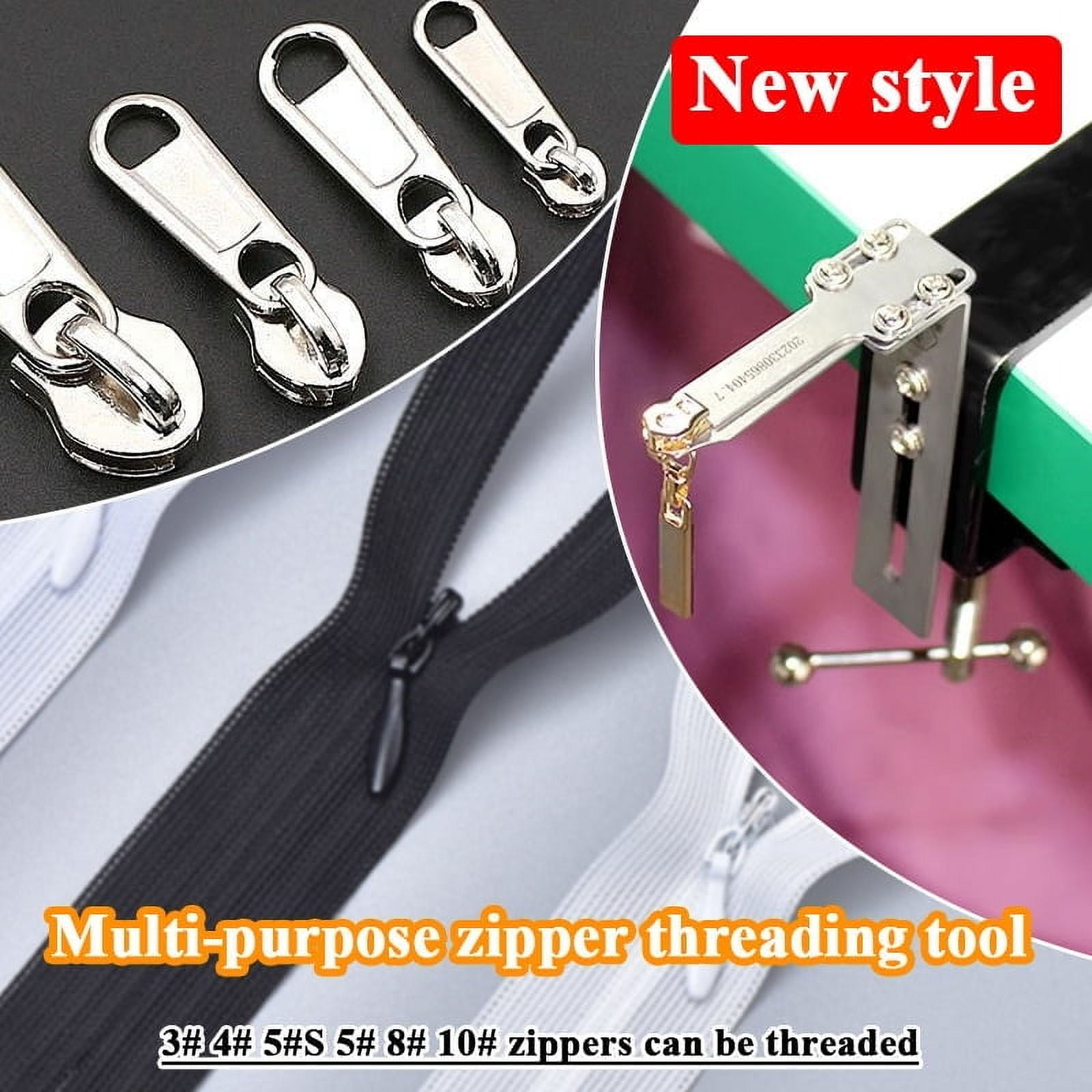 Floleo Quick Zipper Sliders, Multi-Purpose Zipper Tool, Effortless ...