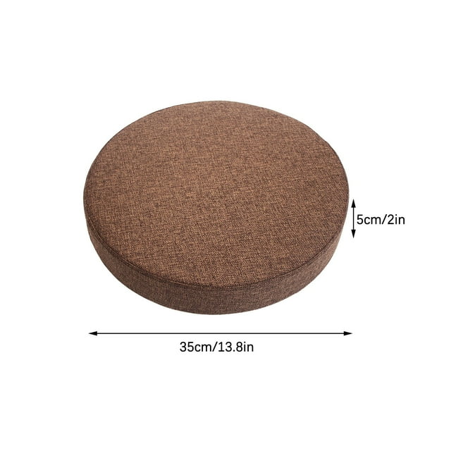 Floleo Round Memory Foam Chair Cushion Circle Bar Stool Pad Detachable ...