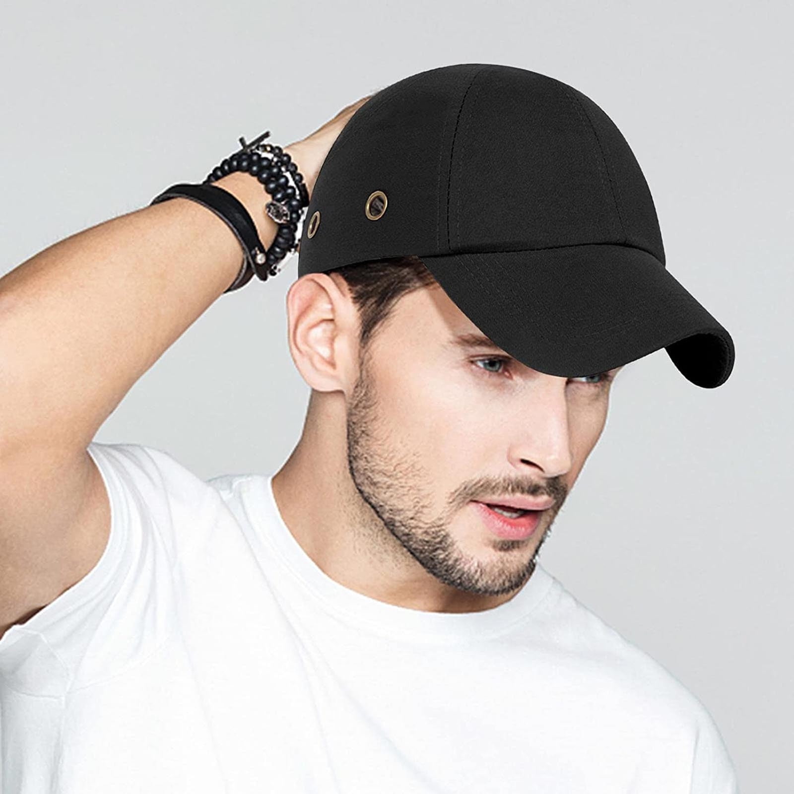 Floleo Safety Bump Cap Baseball Hat Style Lightweight Head Protection ...