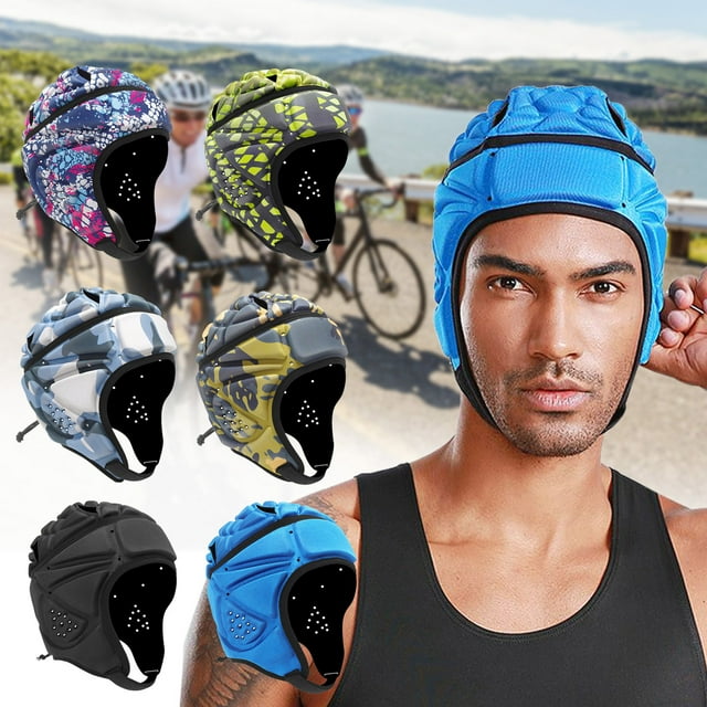 Floleo Soft Helmet Flag Football Rugby Goalkeeper Helmet Scrum Cap Soft ...