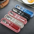 Floleo Stainless Steel 4Pcs Stainless Steel Portable Utensils, Cutlery ...