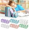 Floleo Sturdy Magazine Holder 4 Compartments Plastic Desktop File ...