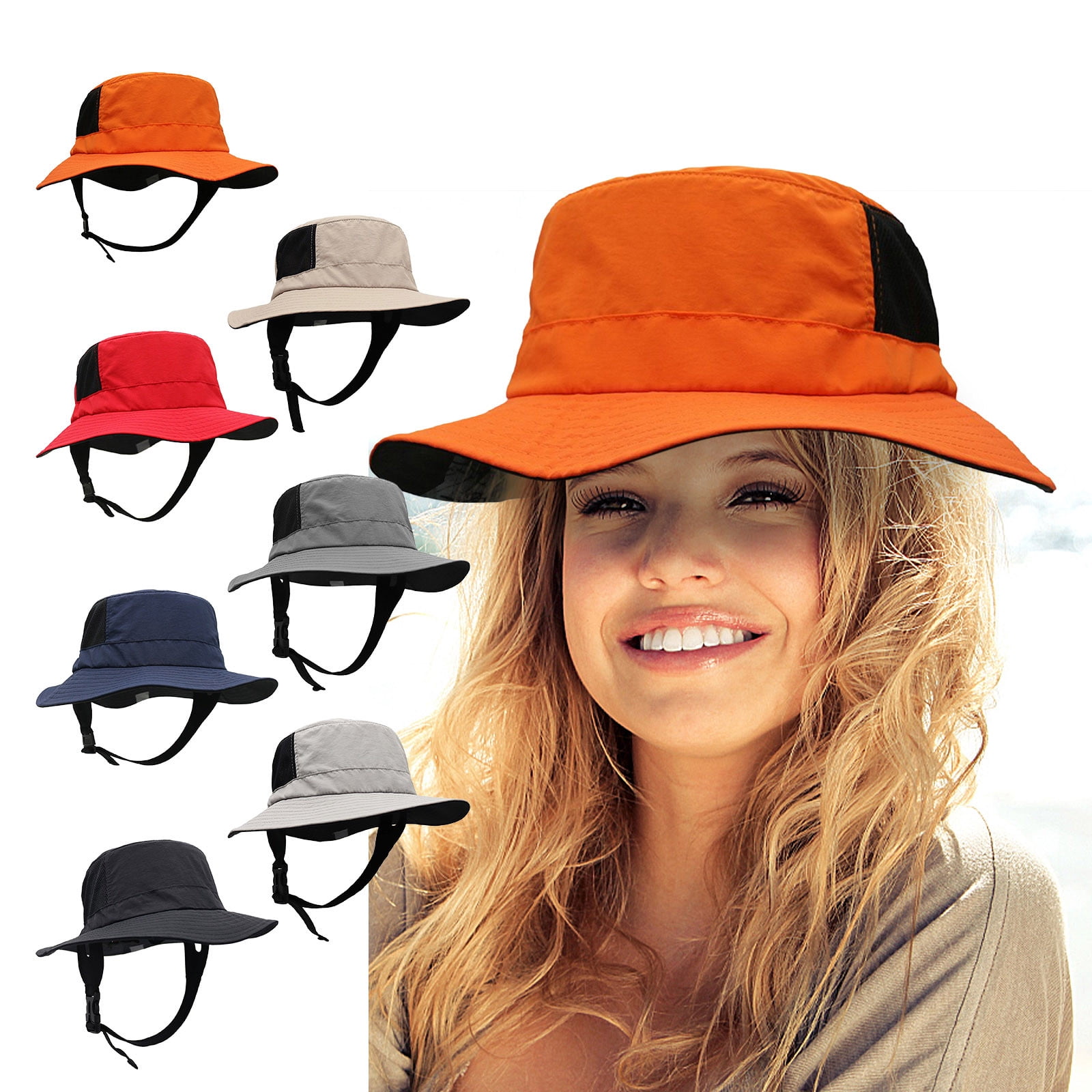 Floleo Sun Hat For Men/Women Surfing Bucket Hats Water-Sports Surf ...