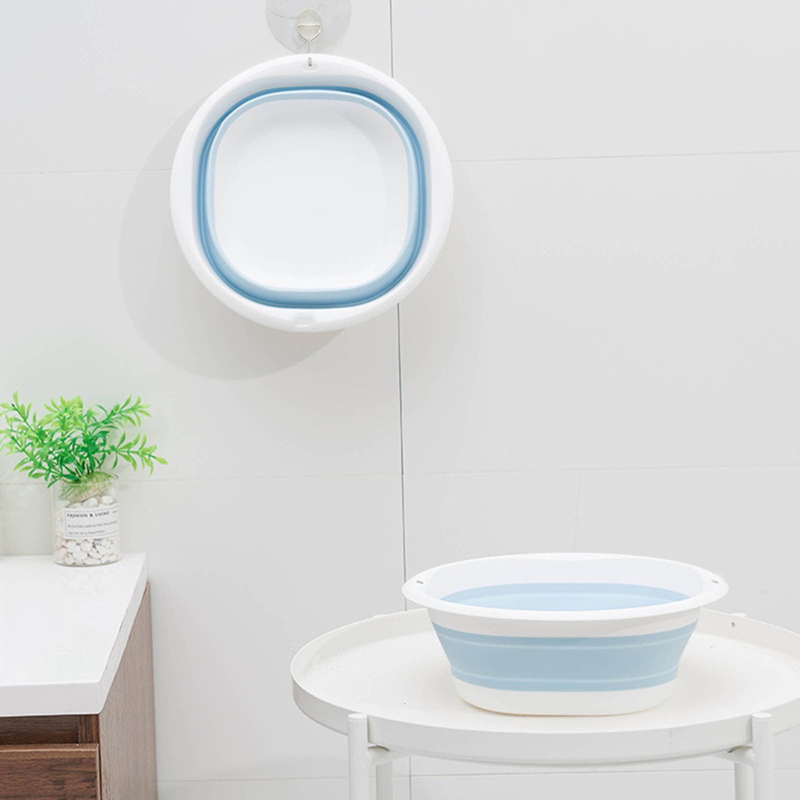 Floleo Wash Basin, Portable Sink, Folding Laundry Tub, Washing Basin ...