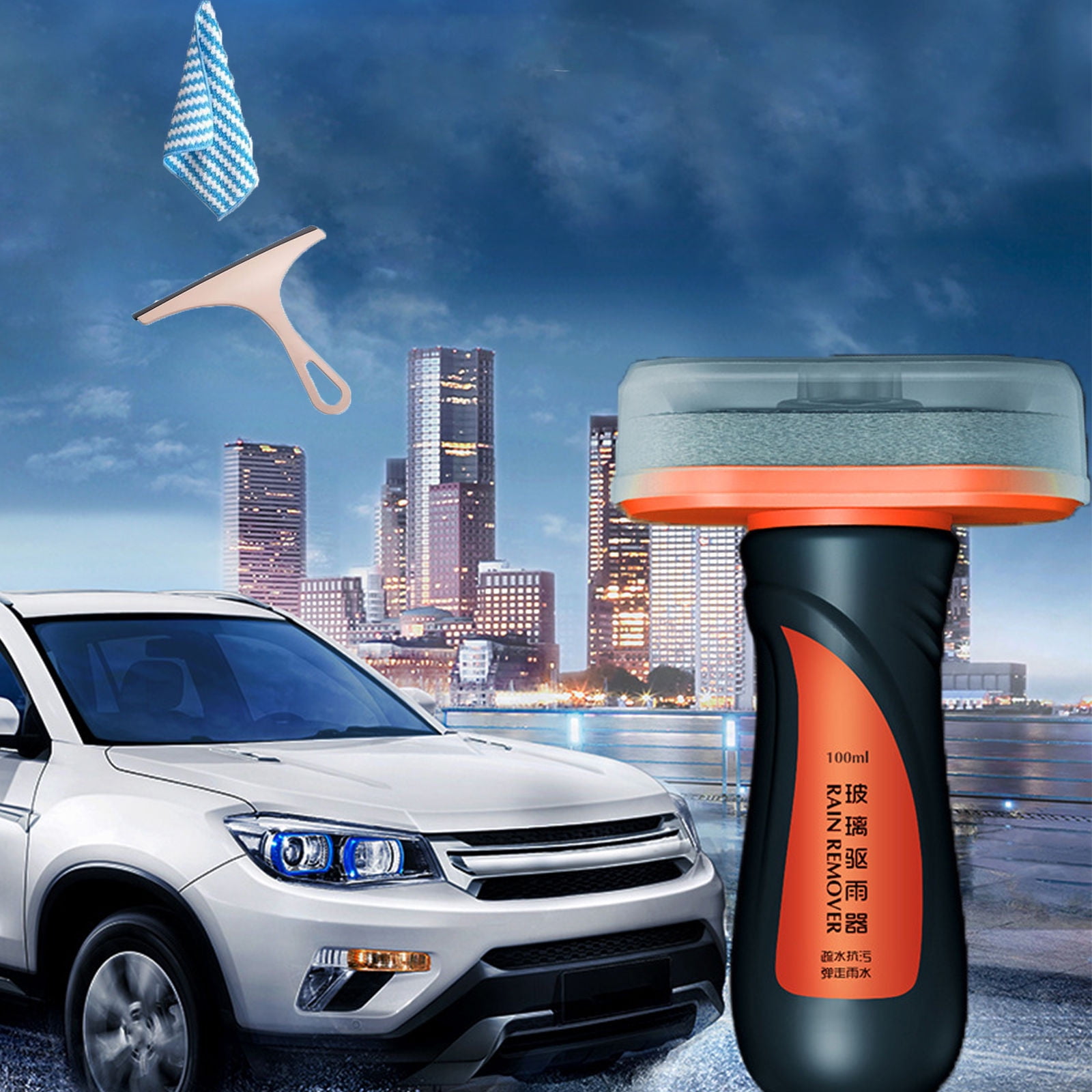 Floleo Windshield Cleaning Kit, Hydrophobic Glass Coating, Water ...