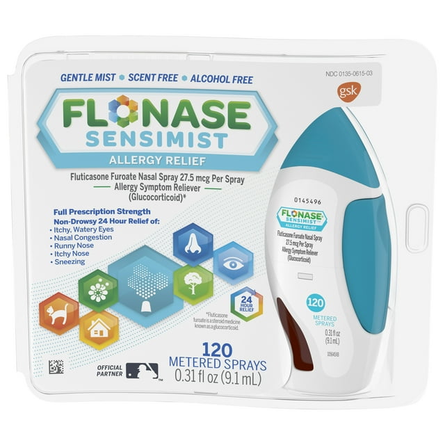 Flonase Sensimist Allergy Relief Nasal Spray, 24-Hour Multi-Symptom ...