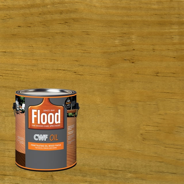 Flood 1 Gallon Clear CWF Oil Penetrating Exterior Wood Stain - Walmart ...