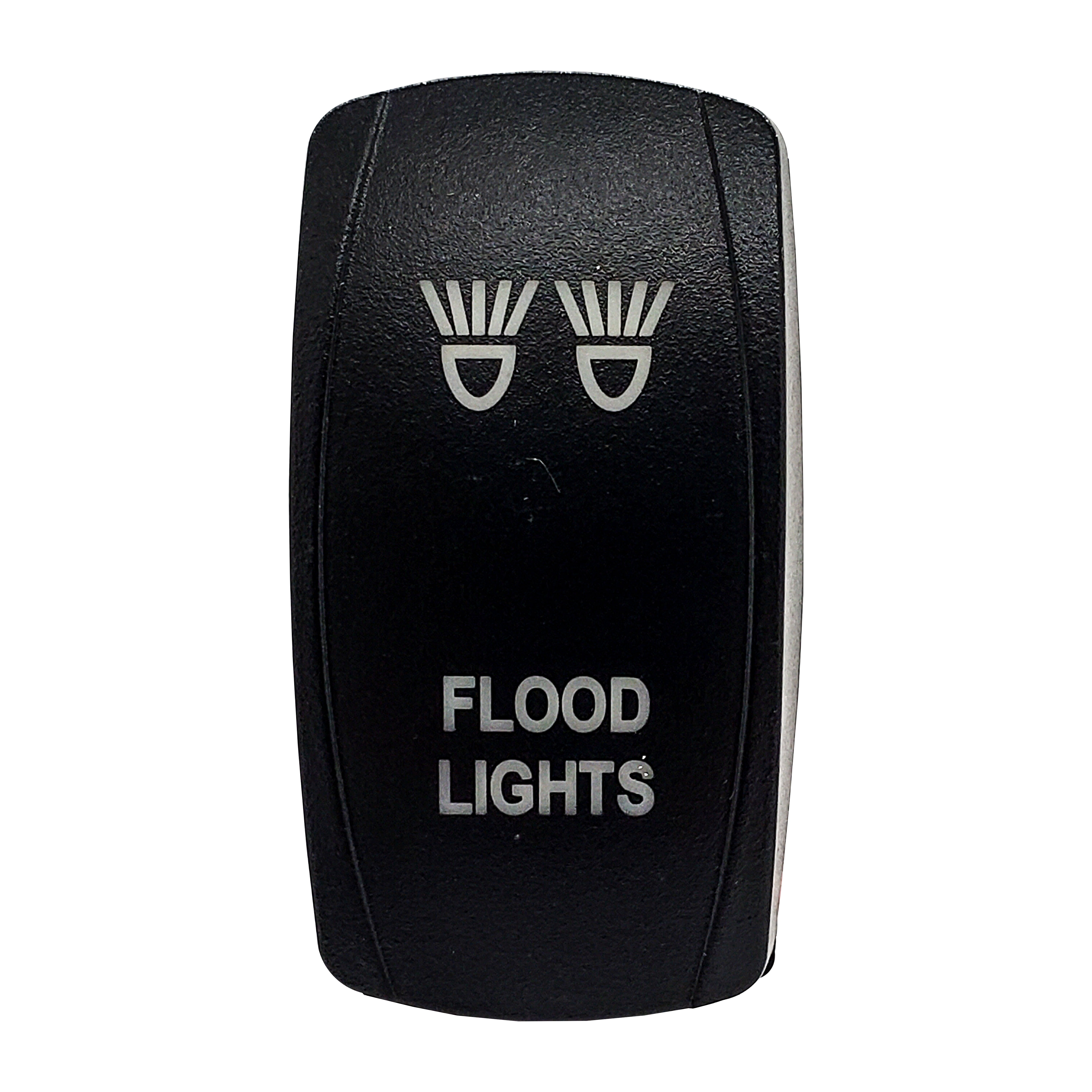 Flood Light OZ-USA® On/Off Rocker Switch 5-Pin SPST Laser-Etch Blue LED ...