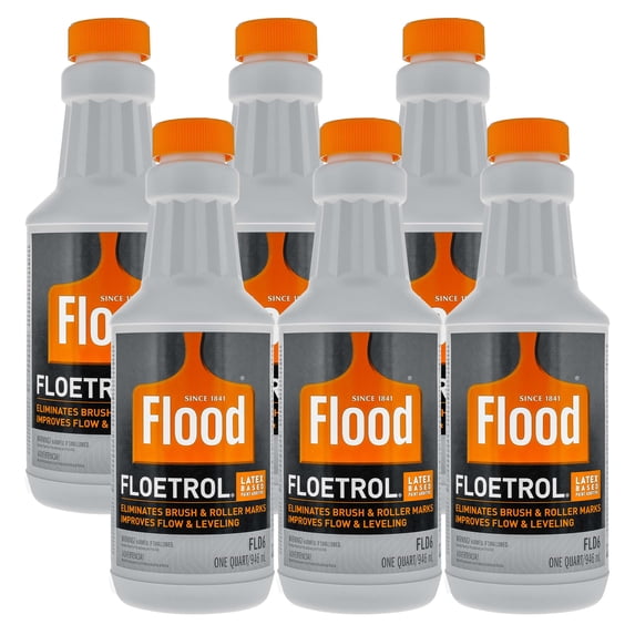Floetrol Acrylic Additive for Smooth Paint Pouring (1 Qt 6 Pk ...