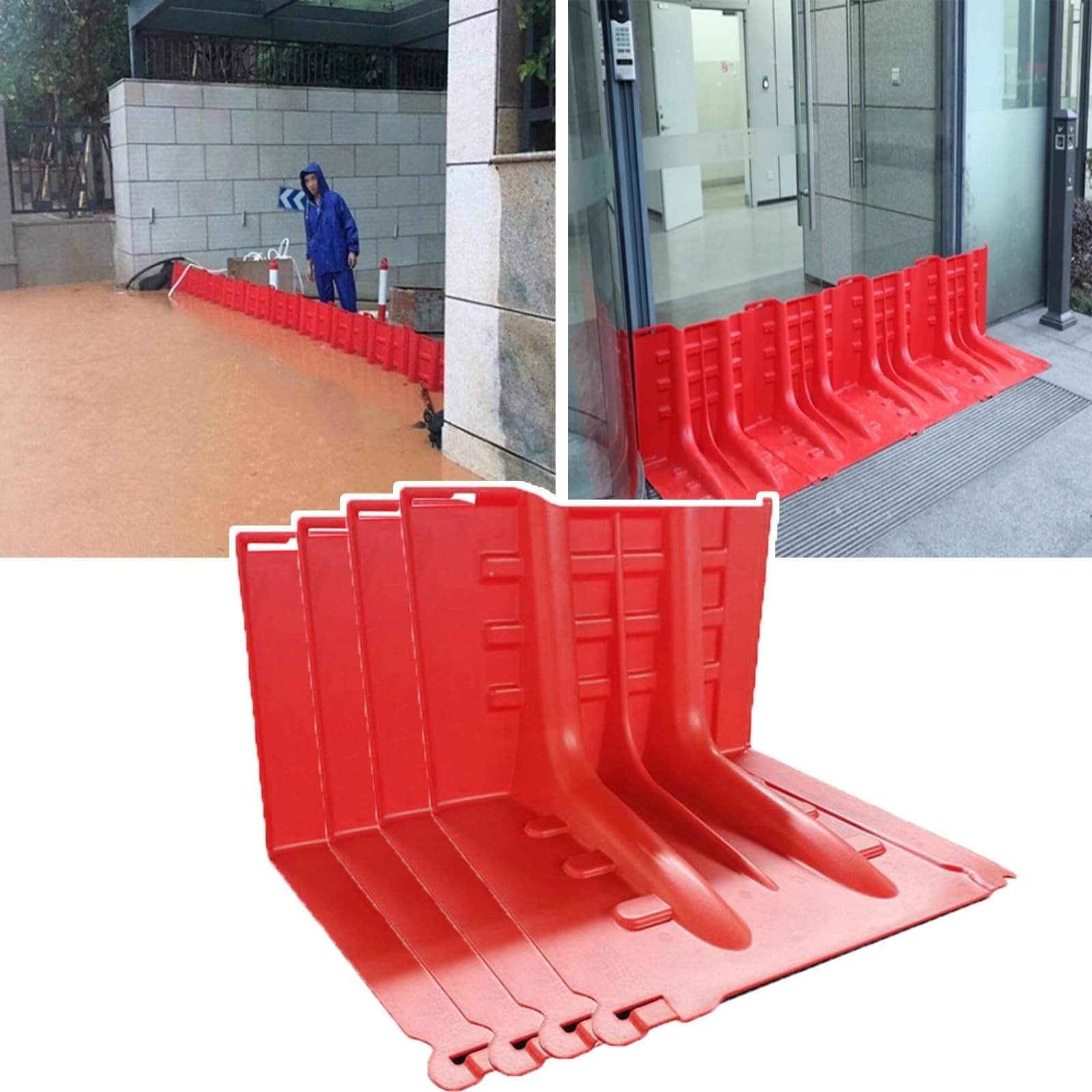 Flood Prevention Barriers,ABS L-Type Flood Control Box Wall Removable ...
