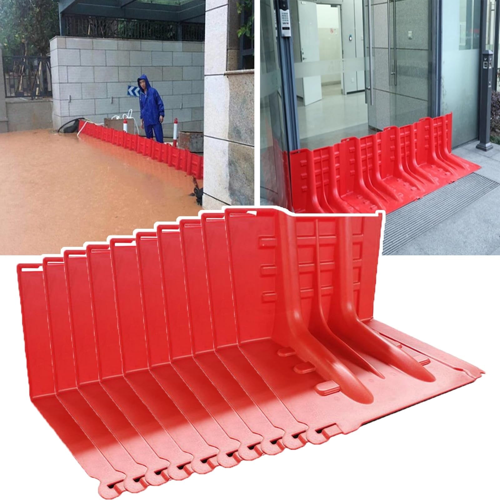 Flood Prevention Barriers,ABS L-Type Flood Control Box Wall Removable ...