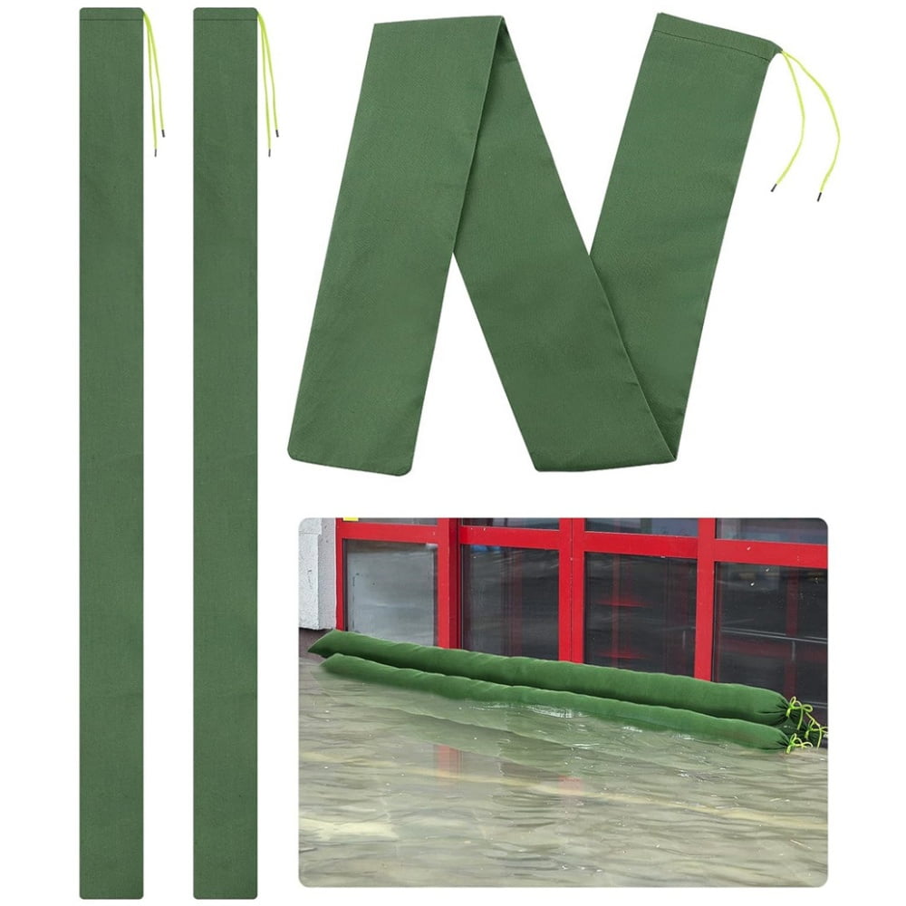 Flood Water Barrier Sandbags,5.9'' X 3.9' Long Canvas Sandbags,Reusable ...