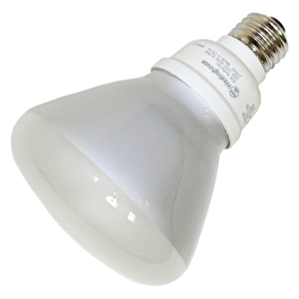 High Efficiency 15W CFL Floodlamp, Soft White, 2700K, 8000 Hours ...