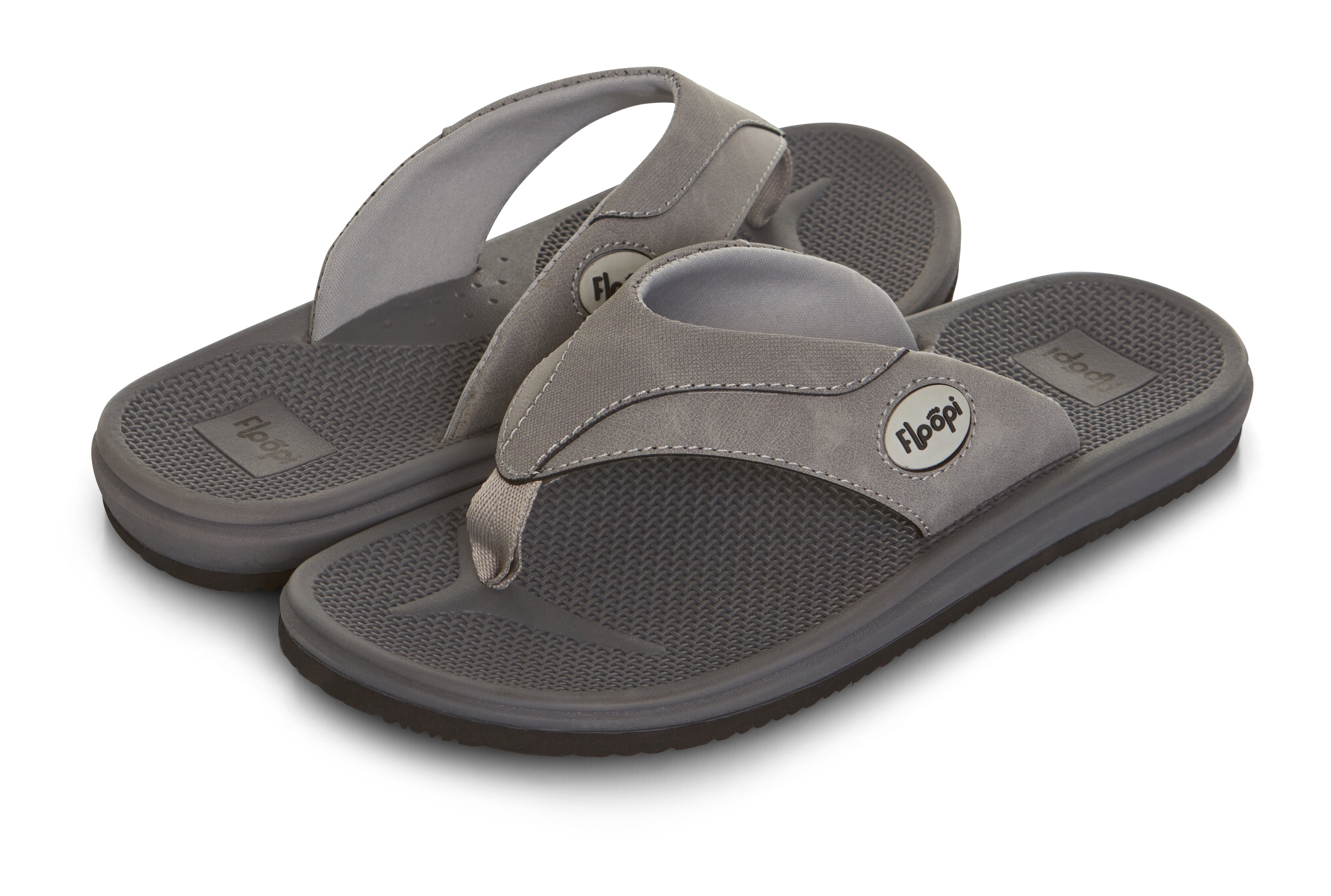 Floopi Flip Flops for Men Texture Soft EVA Footbed Men Beach Sandals ...