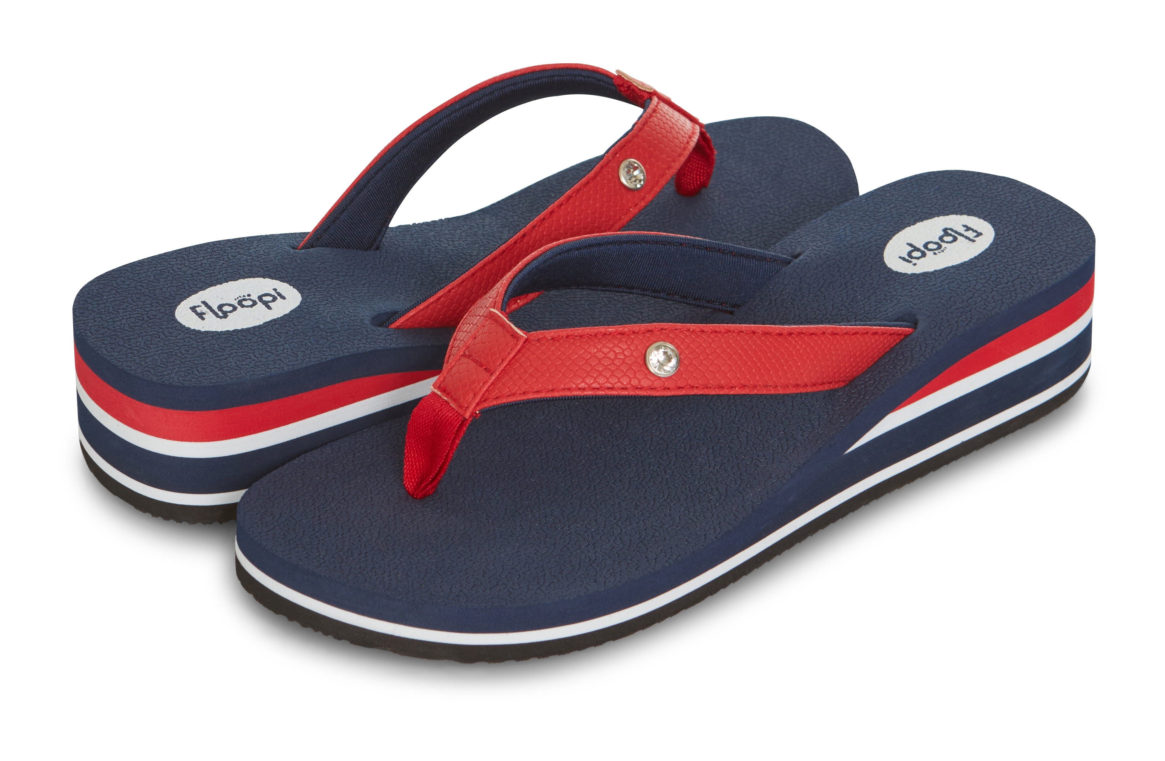 Floopi High Heel Wedge Sandals for Women-Comfort Yoga Mat Footbed for ...