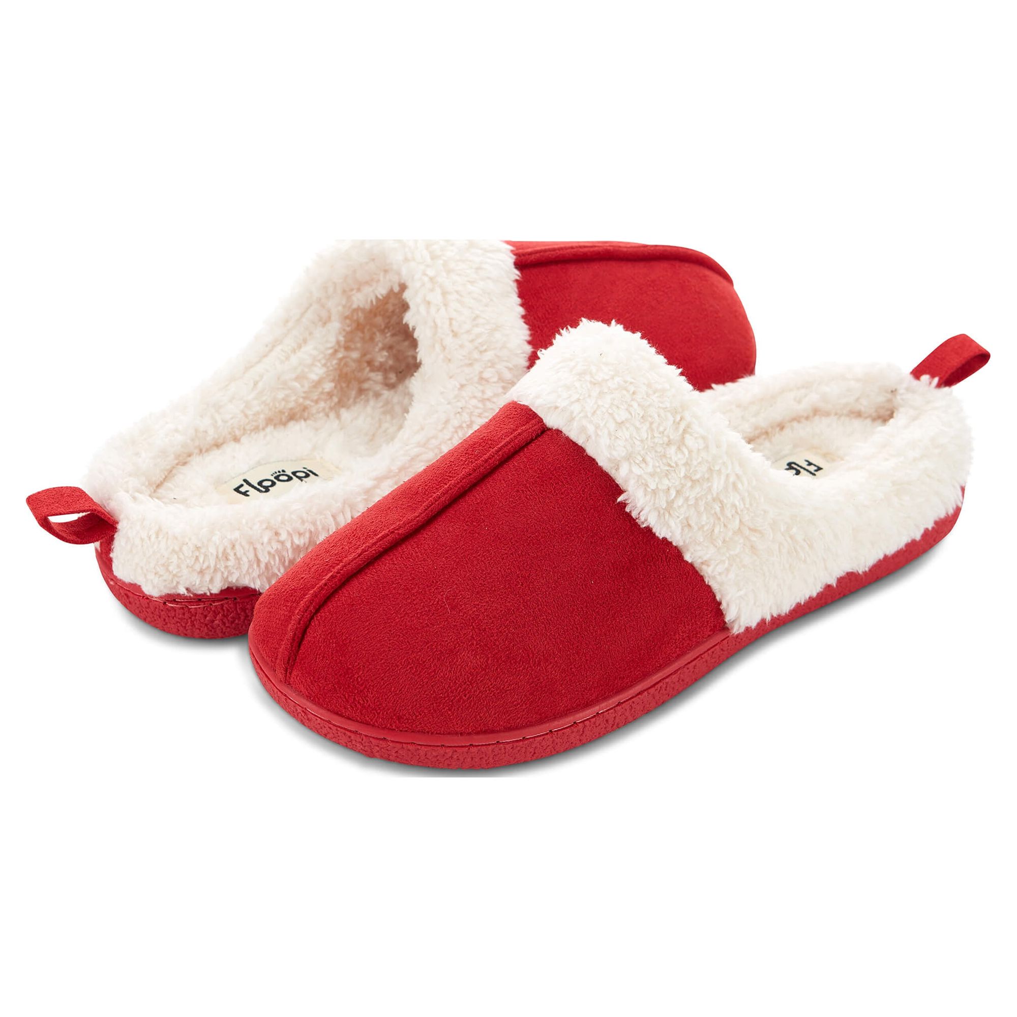 Floopi House Slippers for Women, Lined Clog Womens Slippers Cozy Memory ...