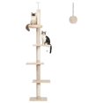 Floor to Ceiling Cat Tree, 95-107 Inch Adjustable Cat Tower for Indoor ...