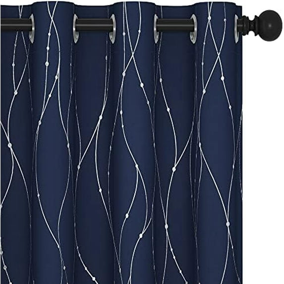 Floor to Ceiling Curtains, Blackout Drapes 108 Inches Long, Soundproof ...