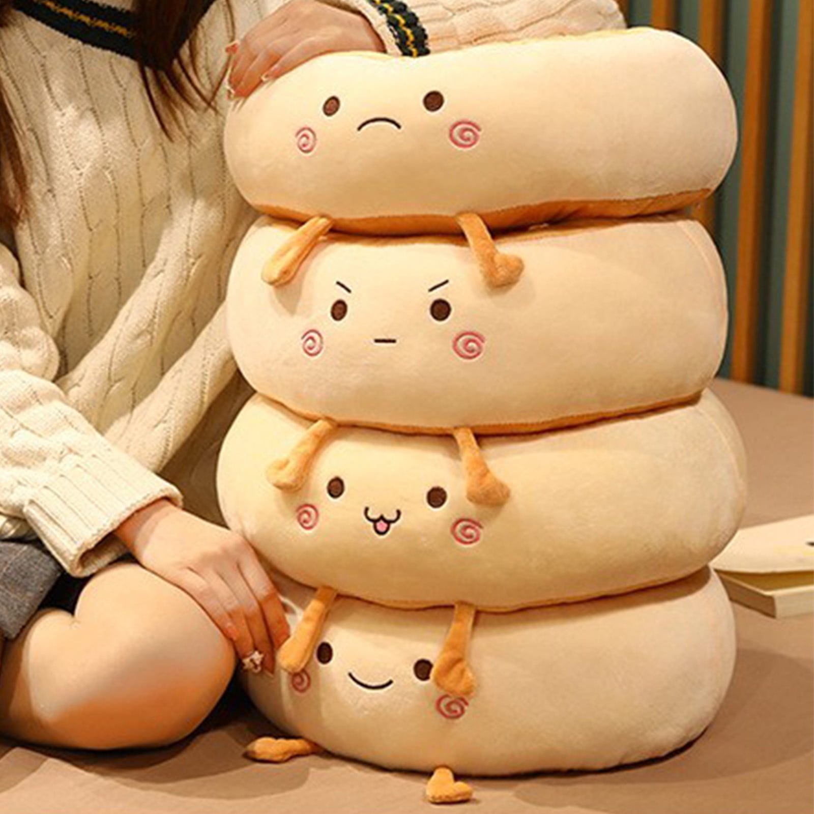 Floor Chair Cushion for Long Sitting, Polyester Seat Pad 38x38x14cm in ...
