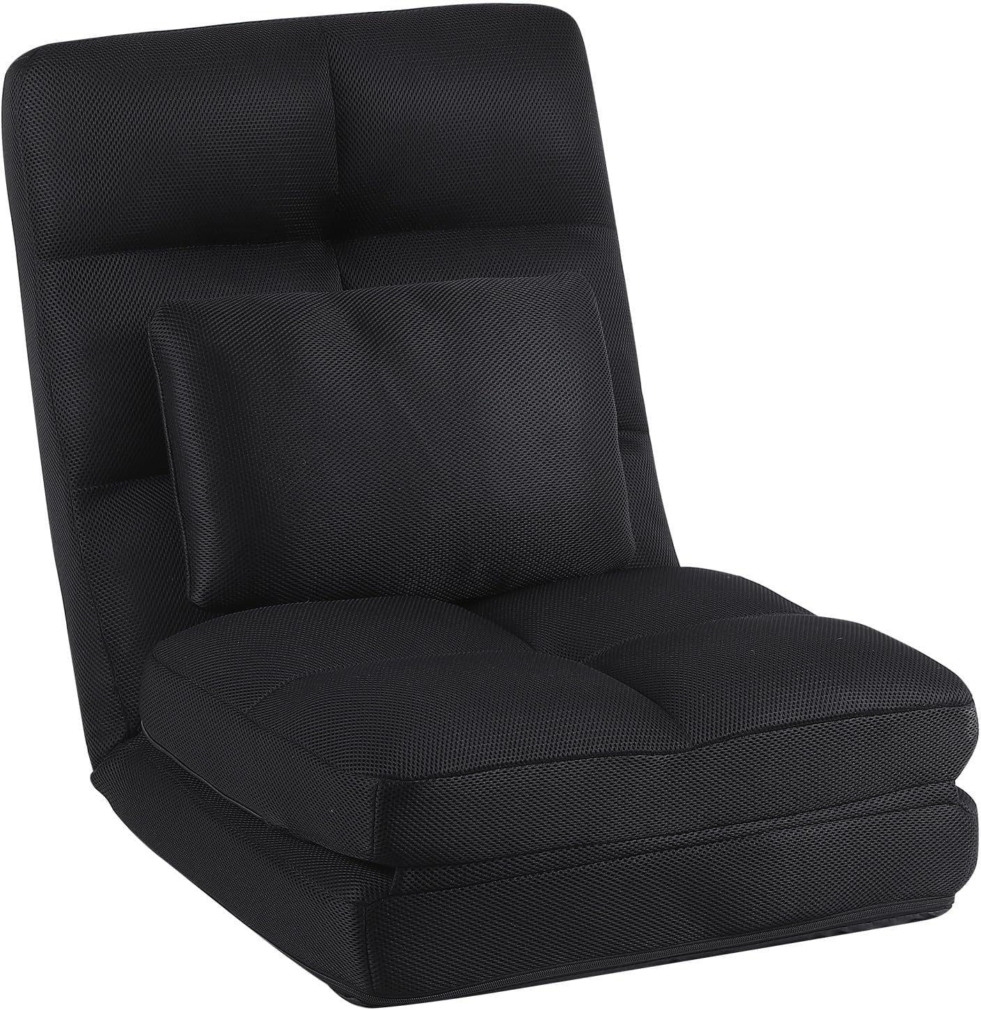 Floor Chair with Back Support for Adults Adjustable 14 Positions Video ...