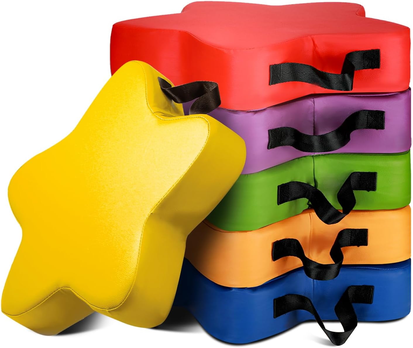 Floor Classroom Cushions 3'' Thick Kids 15'' Soft Kids Colored Seating ...