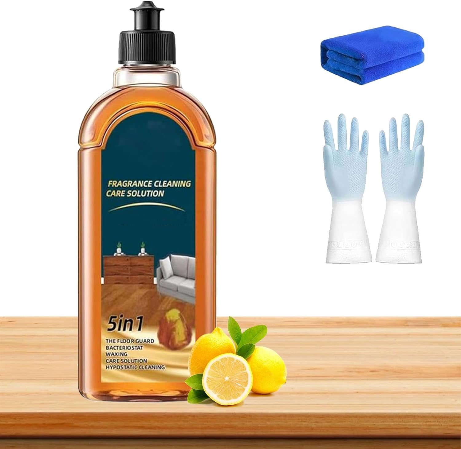 Floor Cleaner, 17.64 Oz Floor Cleaner, 5 in 1 Fragrance Spanish Floor ...