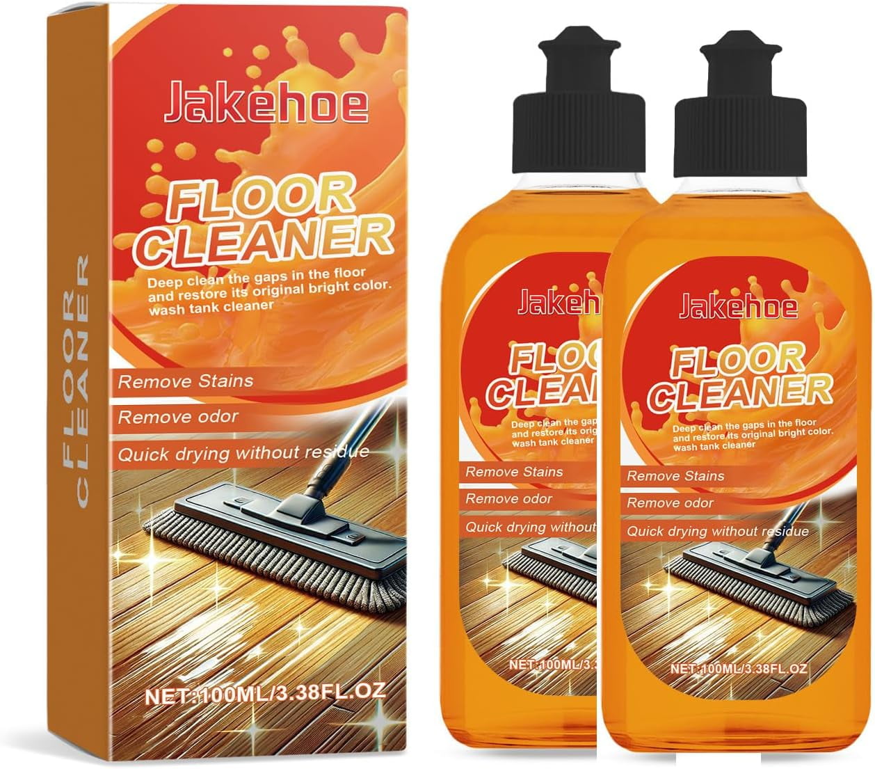 Floor Cleaner, 2025 New Hardwood Floor Cleaner, Multi-Surface Cleaner ...