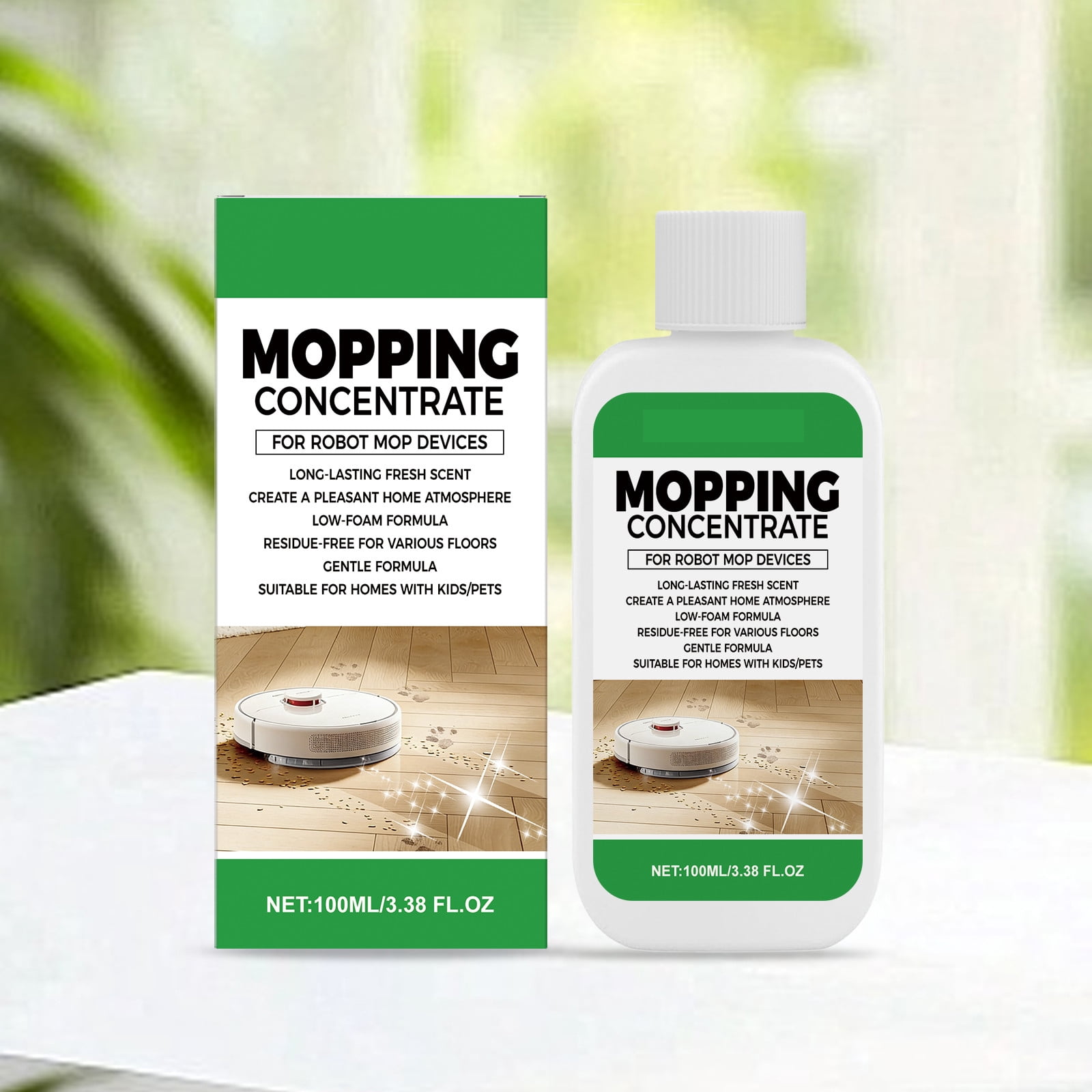 Floor Cleaner Liquid, Fresh Scent, Low Foam Formula, Deep Cleaning ...