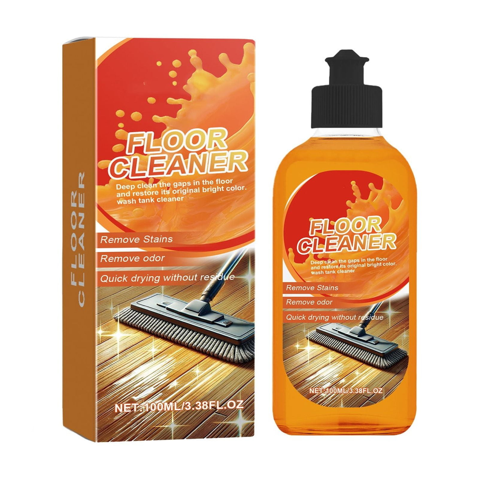 Floor Cleaner - Liquid Multipurpose Cleaner for Wood, Tile, Laminate ...
