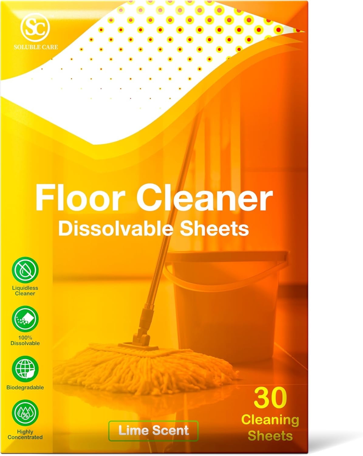 Floor Cleaner Sheets (Concentrated Dissolvable Cleaning Sheets for Use ...